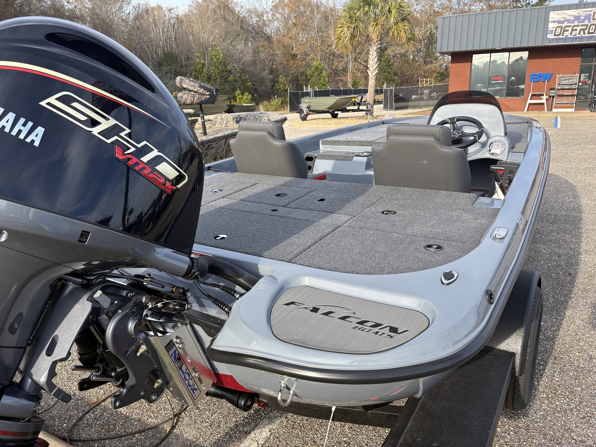 Bass Boat - 2025 Falcon 18 Freedom | Motor & Keel