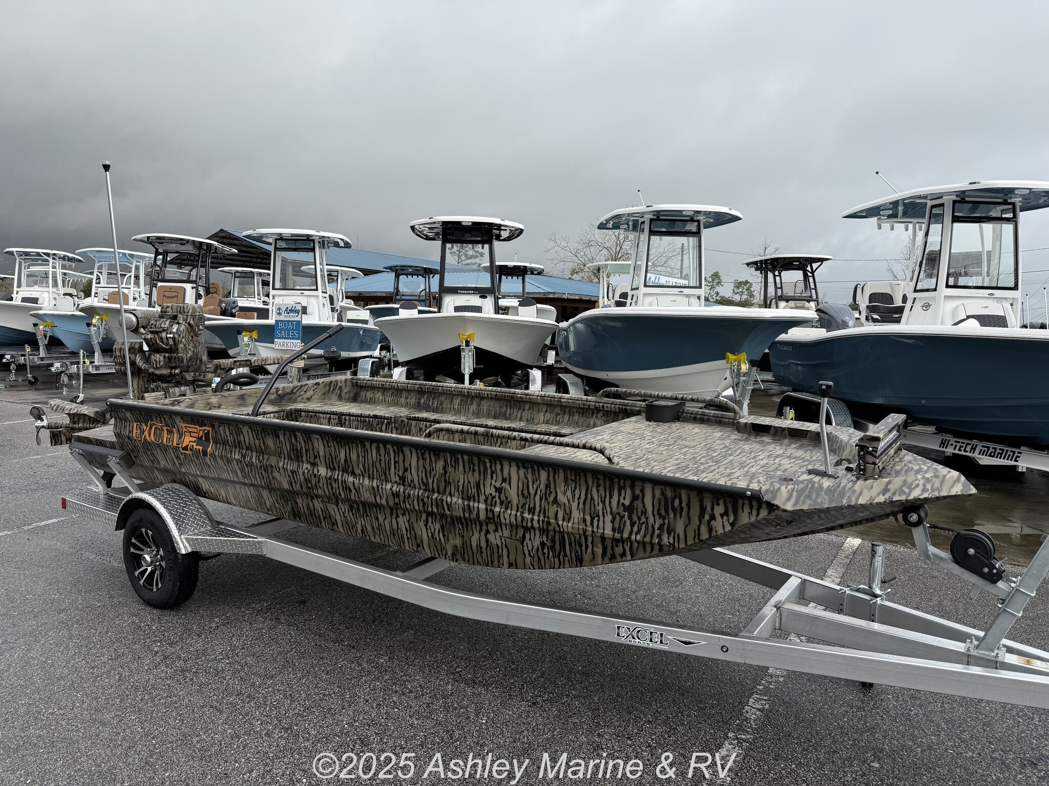 Duck Boat - 2026 Excel Shallow Water F4 1754 | Motor & Keel