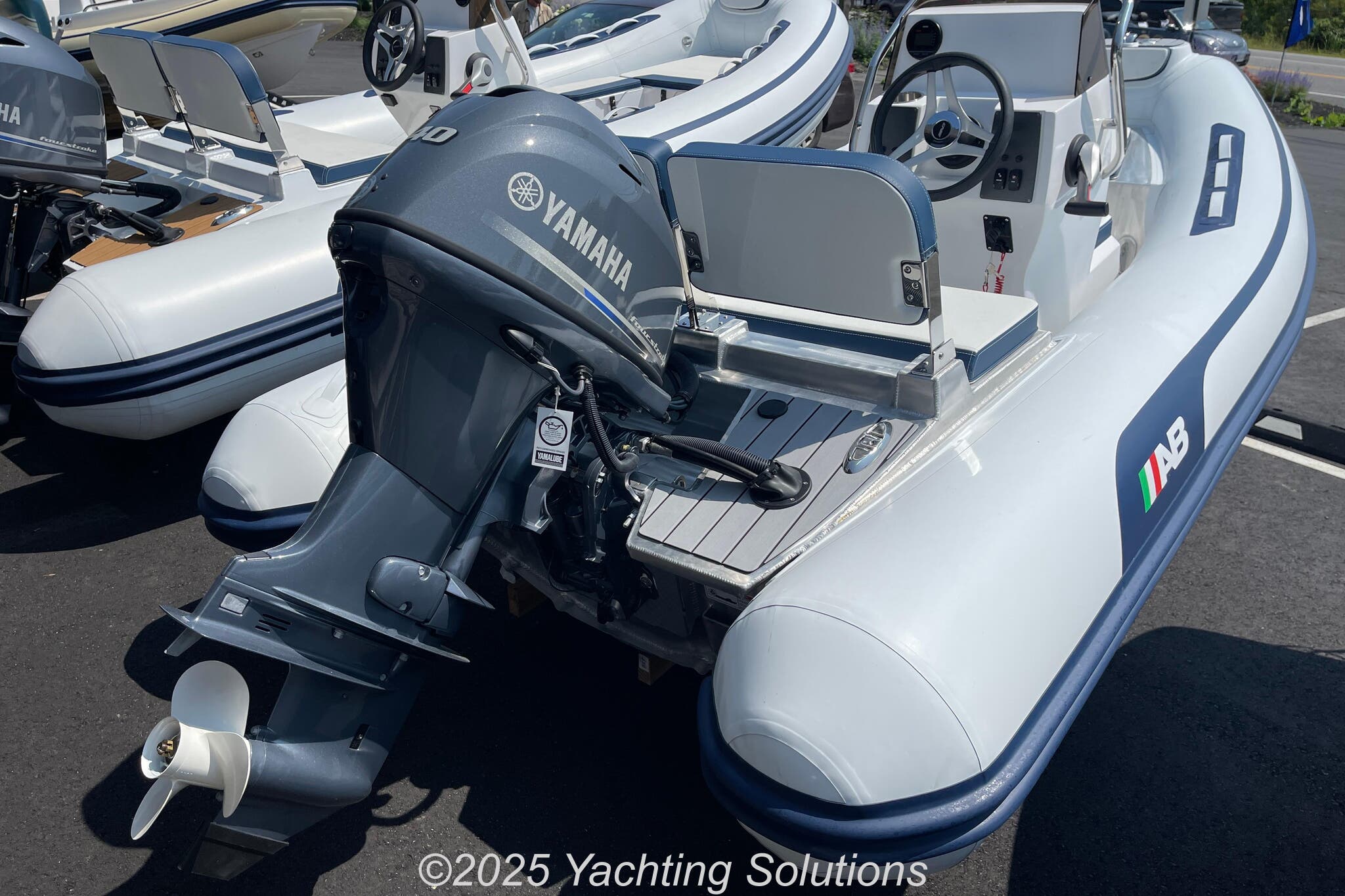Rigid Inflatable - 2025 AB Inflatables Alumina 13 ALX | Motor & Keel
