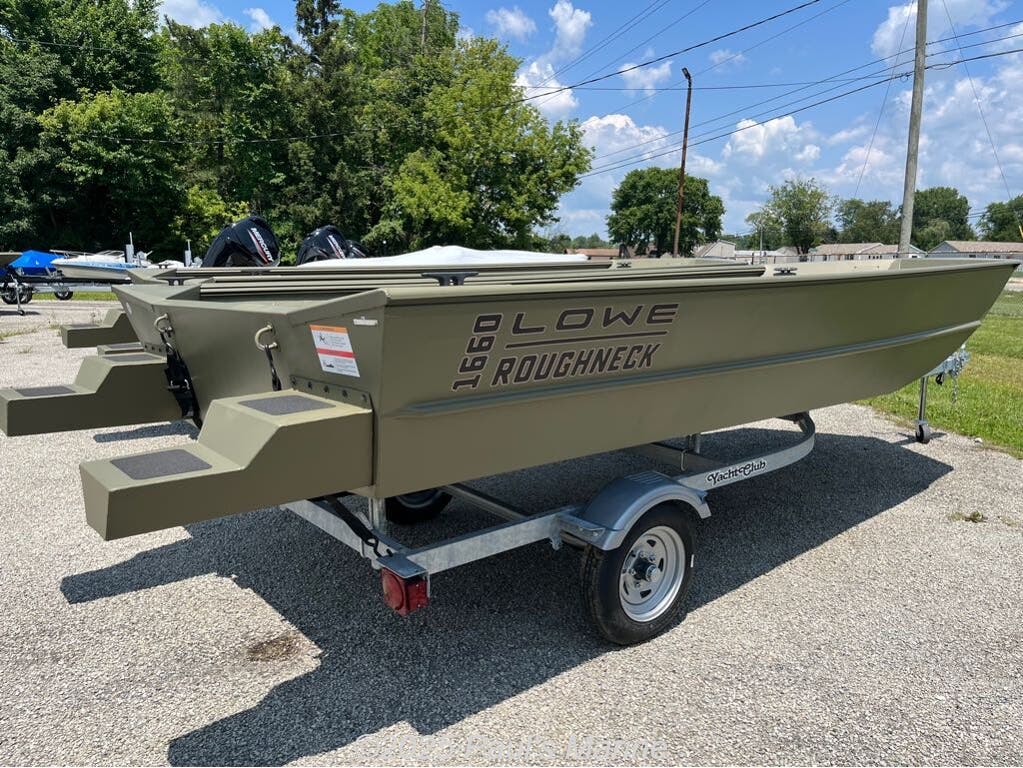 Jon Boat - 2023 Lowe Roughneck 1660 BOAT ONLY | Motor & Keel